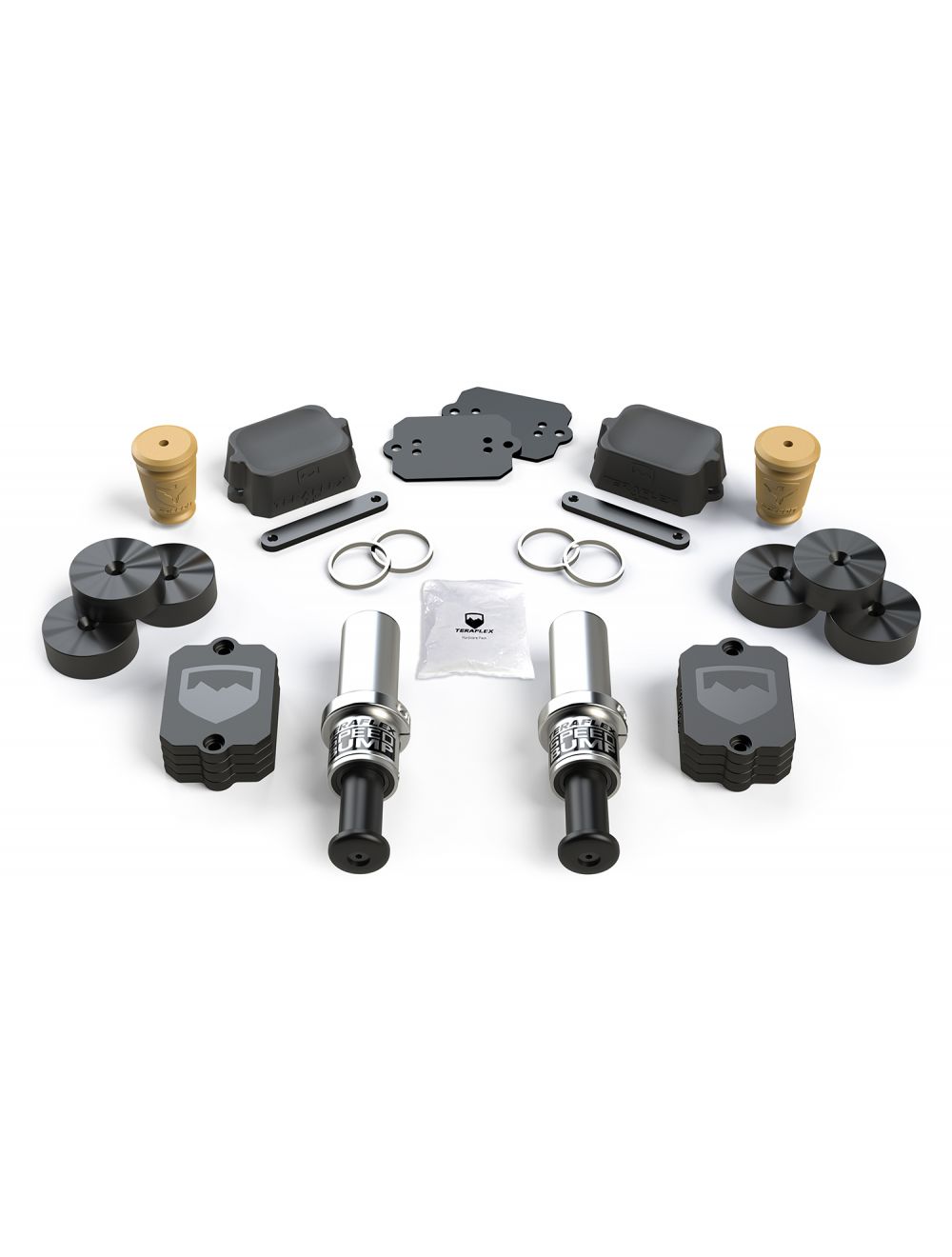 JL: 3"-Stroke SpeedBump & Progressive Bump Stop Kit – Front & Rear (4 ...